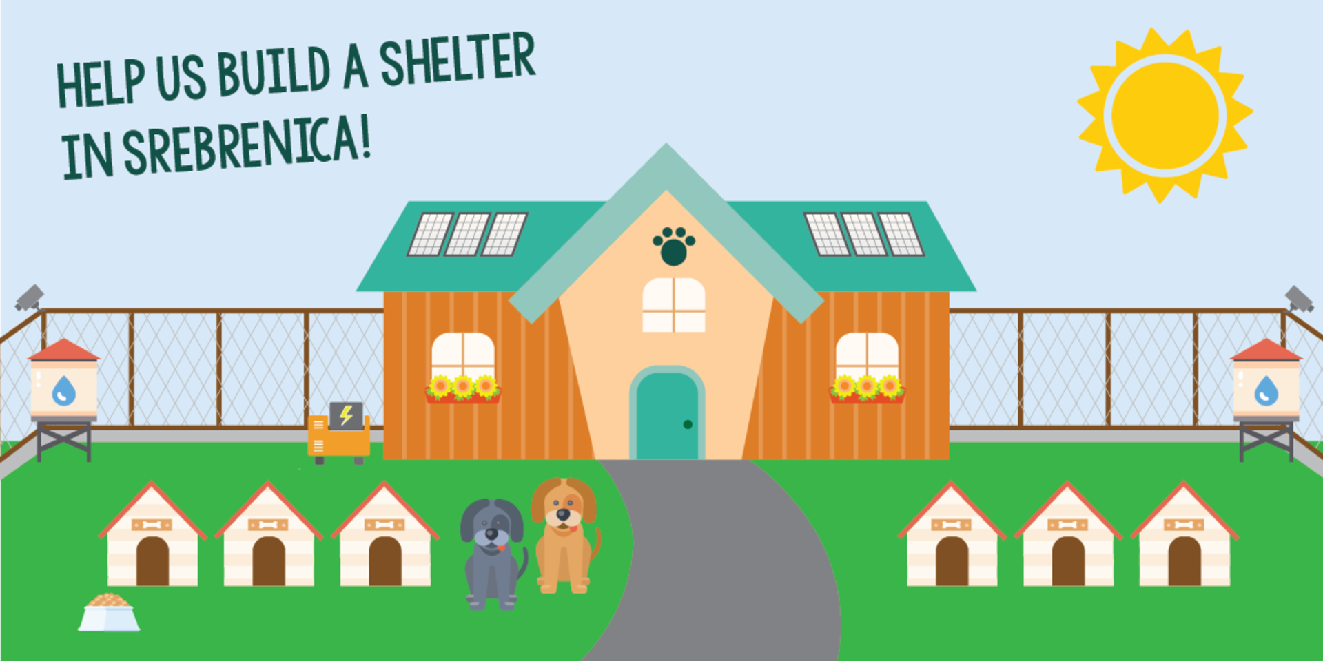 Build a shelter for homeless dogs in Bosnia by The Tanzie Project